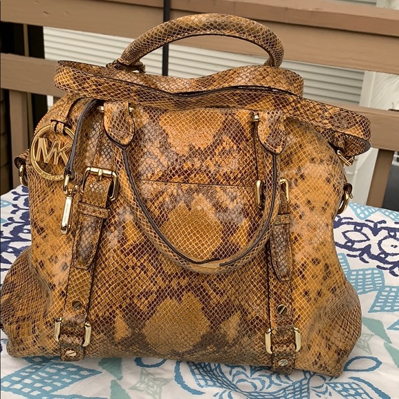 Michael Kors | Bags | Python Mk Bag | Poshmark